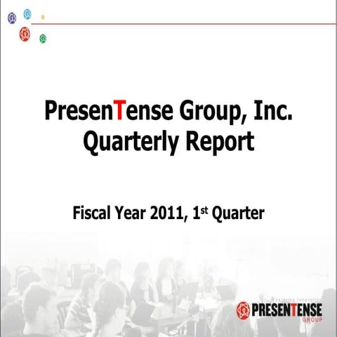 Fiscal Year 2011 first quarterly report | PPT