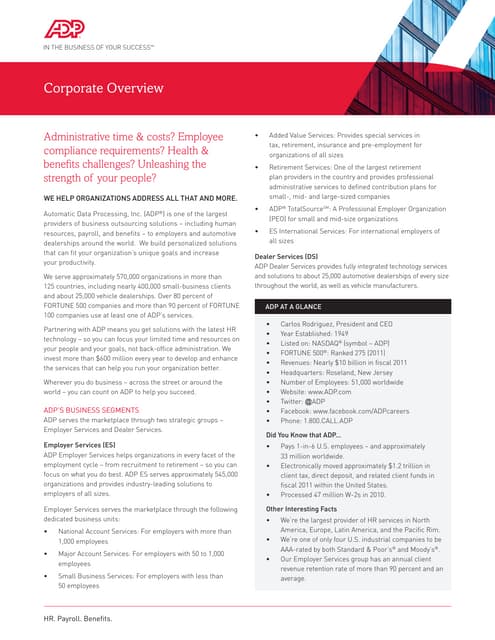 Adp concur partnership brochure | PDF