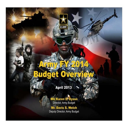FY2014 Army Budget Overview | PDF