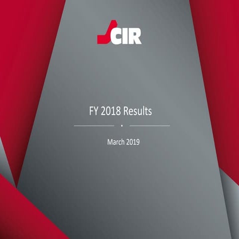 2018 CIR Group results | PDF