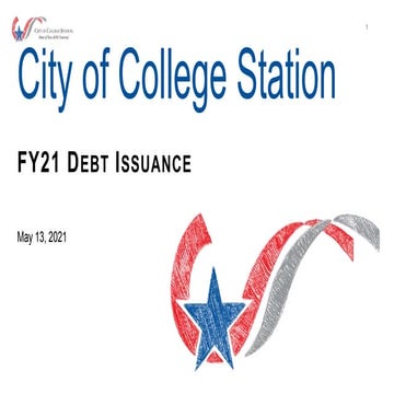 FY 21 Debt Issuance | PPTX