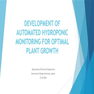 FINAL PROJECT REPORT IOT BASED AUTOMATED IRRIGATION SYSTEM | PDF