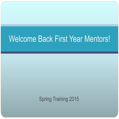 Fym training spring 2015 | PPTX