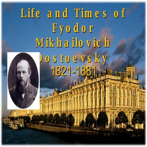 Fyodor Mikhailovich Dostoevsky 1 | PPT