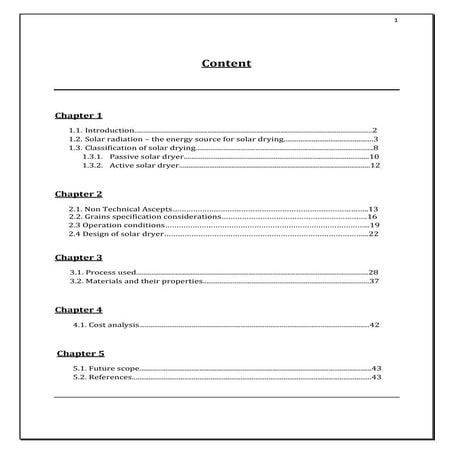 design-fabrication-solar food dryer | PDF