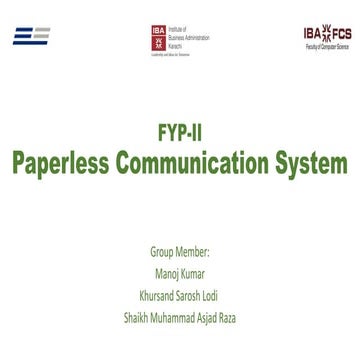 Paperless Communication | PPT