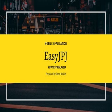 EasyJPJ : Mobile Application Slide | PDF