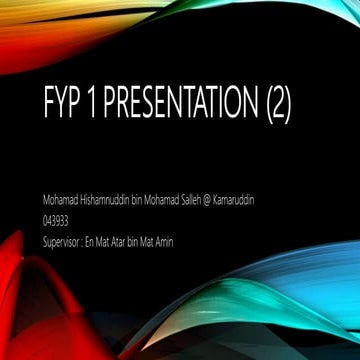 Fyp 1 presentation (2) Crowd Animation | PPTX | Computer Animation | Computer Software and ...
