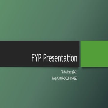 FYP Presentation.pptx