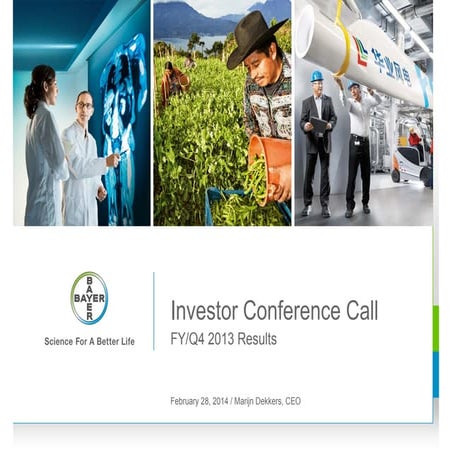FY/Q4 2013 Investor Conference Call Presentation Charts | PPT