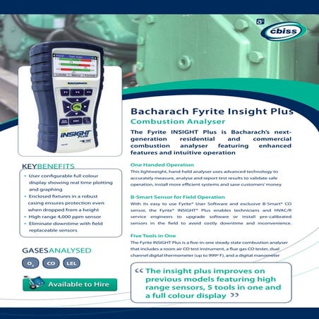 Fyrite insight plus | PDF
