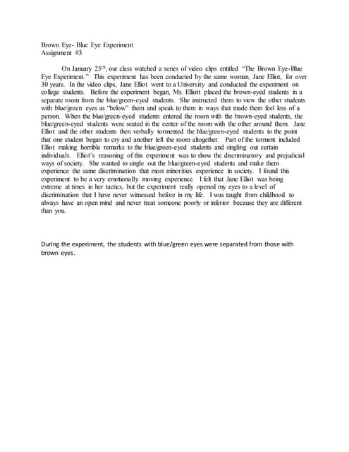 The Angry Eye Response | DOCX