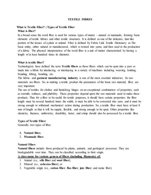 Forensic Fiber Analysis | PPT