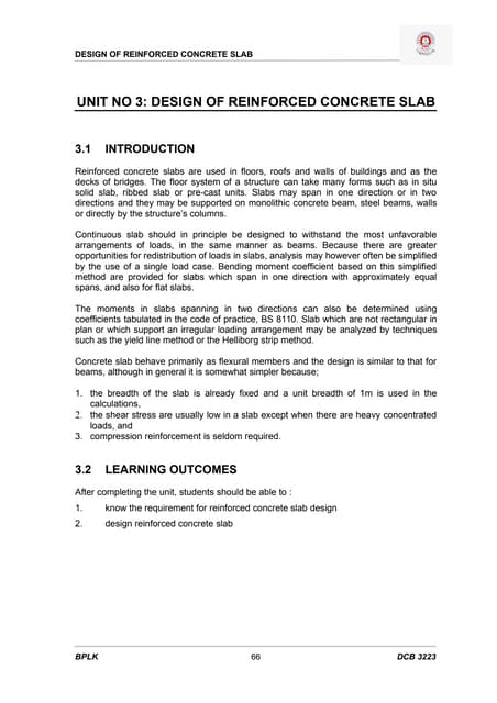 Design and detailing of flat slabs | PDF