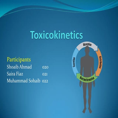 Toxicokinetics | PDF
