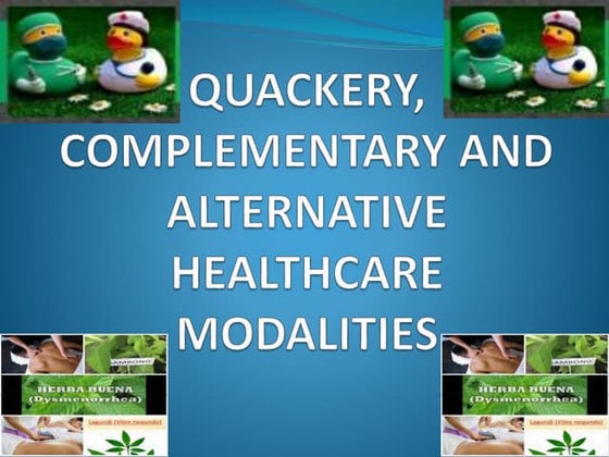 Quackery | PPTX