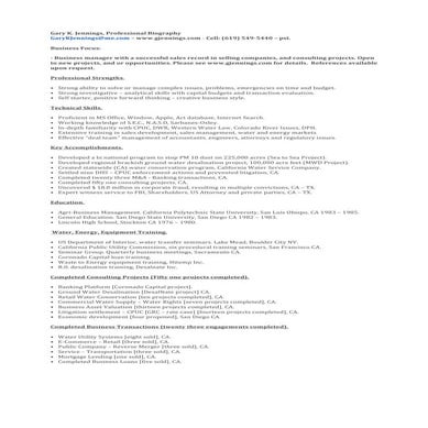 G. jennings bio | PDF