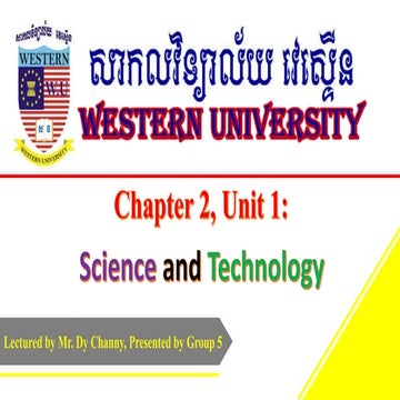 Science and Technology | PPT