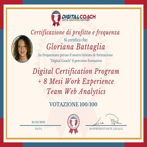 G. Battaglia certificazione di profitto e frequenza digital ...