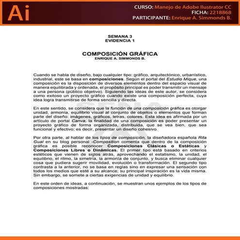CURSO ADOBE ILUSTRATOR: COMPOSICIÓN GRÁFICA | PDF