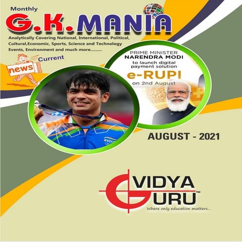 G.k. mania-vidya-guru- -august--2021 | PDF