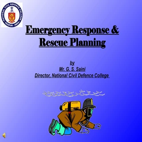 G.S.Sainis emergency response and rescue | PPT