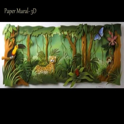 Paper Mural and Paper relief | PPTX