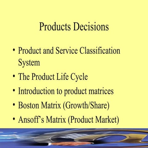 product decision tomar ji | PPT