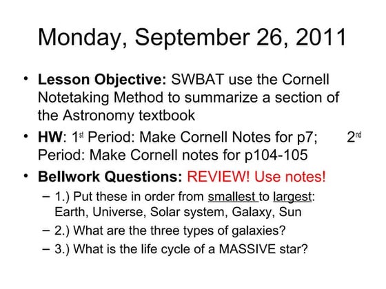 Taking Notes For Success | PPT