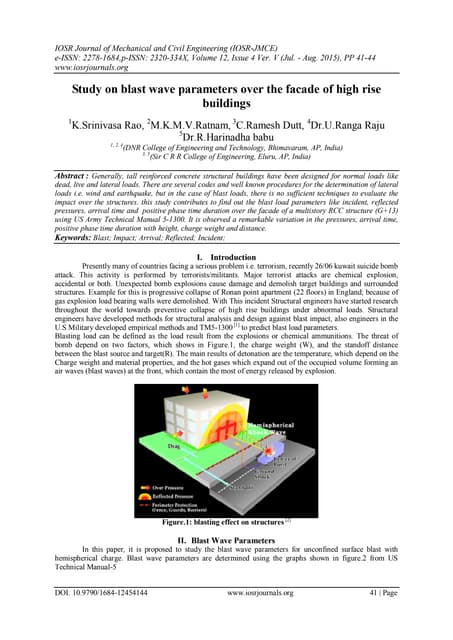 Calculation of blast loads | PDF | Physics | Science