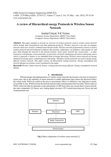 Computational Analysis Of Routing Algorithm For Wireless Sensor Network Pdf