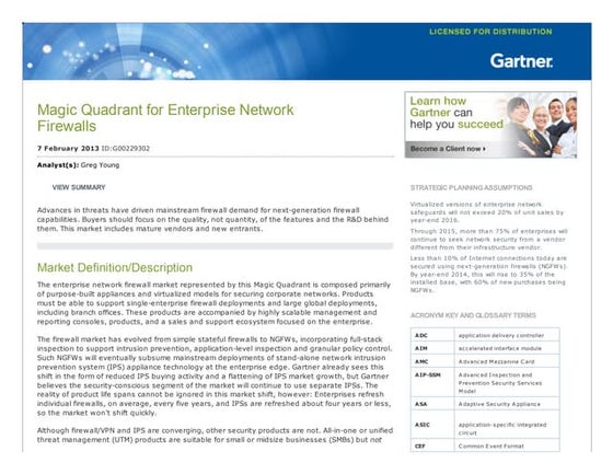 Gartner Magic Quadrant Secure Email Gateways Proofpoint Enterprise