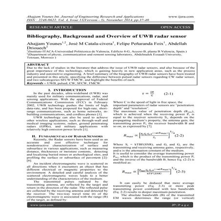 A 79GHz 2X2 MIMO PMCW Radar SoC in 28 nm CMOS | PDF