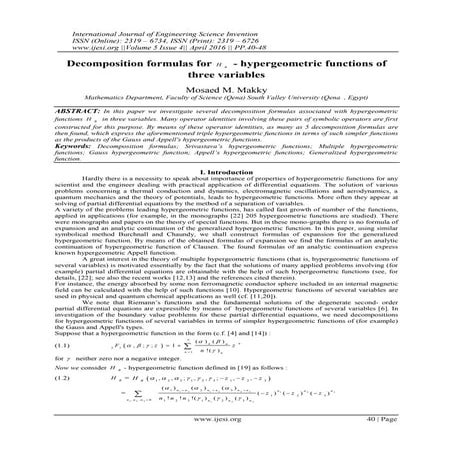 Decomposition formulas for H B - hypergeometric functions of three ...