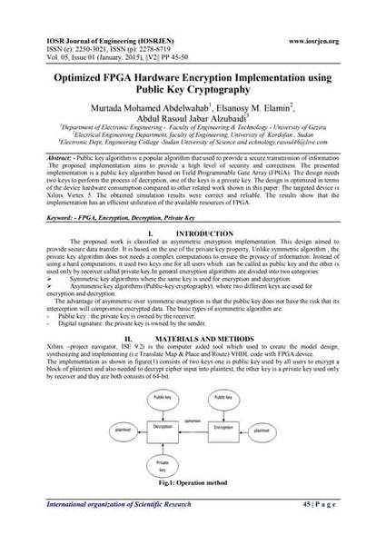 A Vlsi Implementation Of A Resource Efficient And Secure Architecture Of A Block Cipher