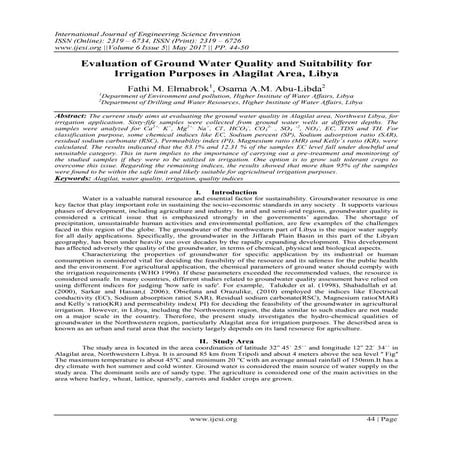 Use of groundwater for agriculture in Sri Lanka | PPT