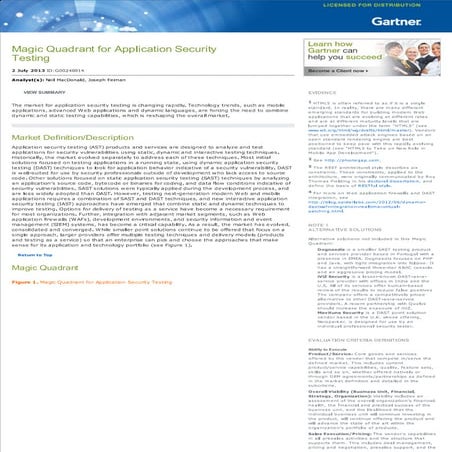 G07.2013 Application Security Testing | PDF