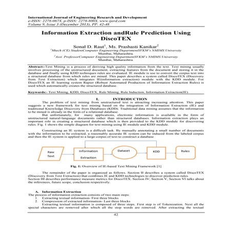 International Journal of Engineering Research and Development (IJERD) | PDF | Databases ...