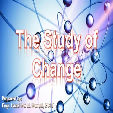 G1.1-2 - Study of Change 1st year college presentation | PDF