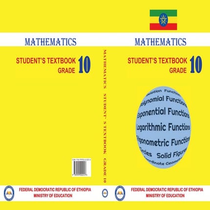 Grade Ten Mathematics for Ethiopian students | PDF