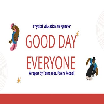 Physical education grade 10 third quarter | PPTX