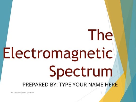 10455405waves electromagnetic spectrum.ppt