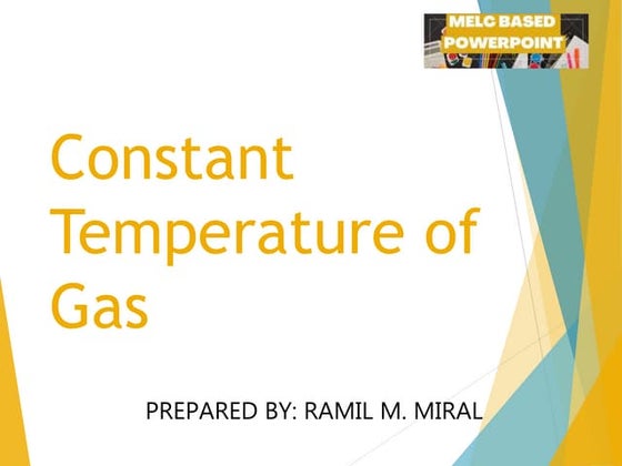SCIENCE 10 Quarter 4-Module 2 (Gas laws) | PPT