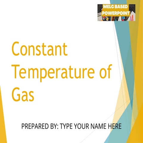 BOYLE'S LAW SCIENCE GRADE 10 | PPT