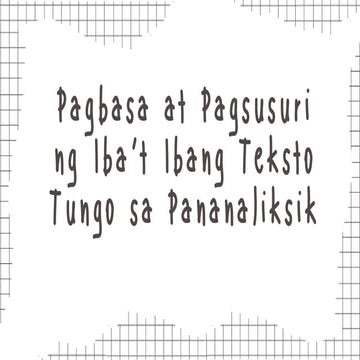 Pagbasa | PPTX