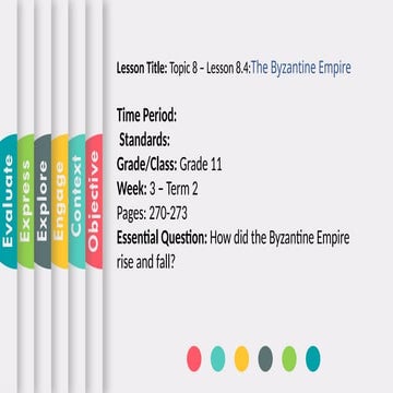 G11 -T2-WG-L8.4.pptx The Byzantine Empire | PPTX
