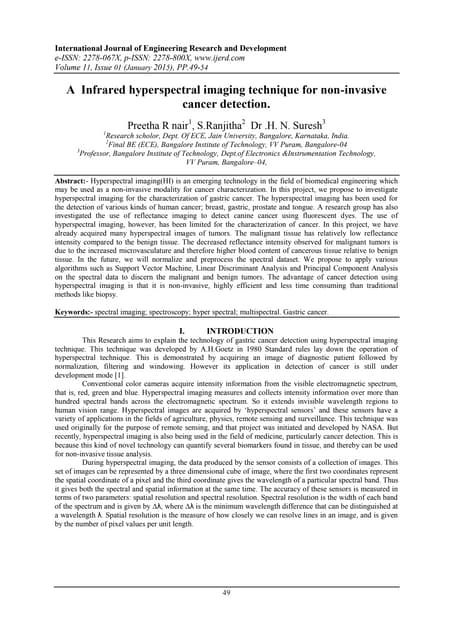 Hyperspectral Imaging | PPTX | Geography | Science