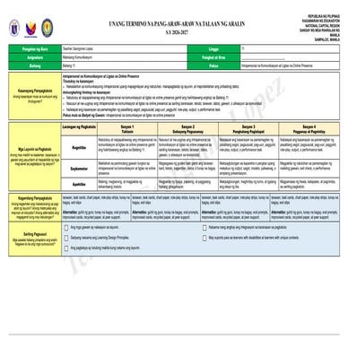 Comprehensive Orientation for Academic Writing and Class Management SY ...