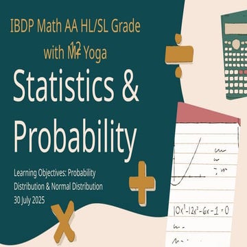 G12 Math Analysis Approaches - Statistics, Probability, Venn Diagram ...