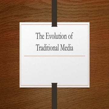 Media and Information Literacy: The Evolution of Traditional to New ...